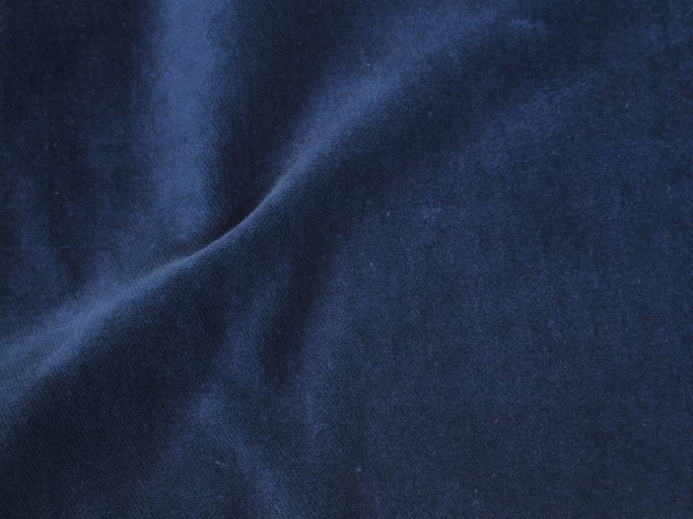Stunning Indigo Blue Velvet Fabric, Soft as Silk, Wears Like Iron ...