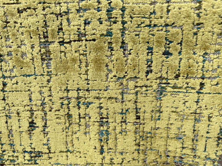 Chartreuse Green / gold Imported Velvet Fabric for Upholstery, Bedroom etc